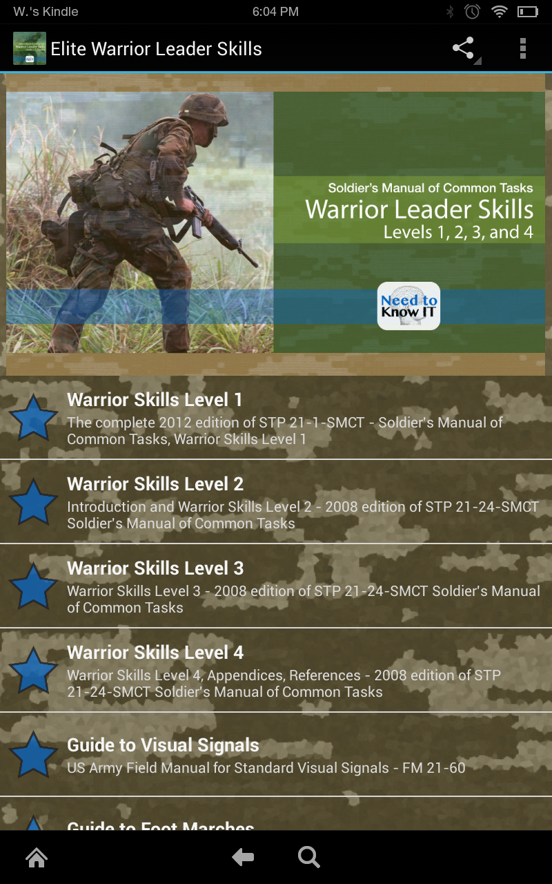 Elite Warrior Leader Skills - with featured ebook: Soldier's Manual of ...