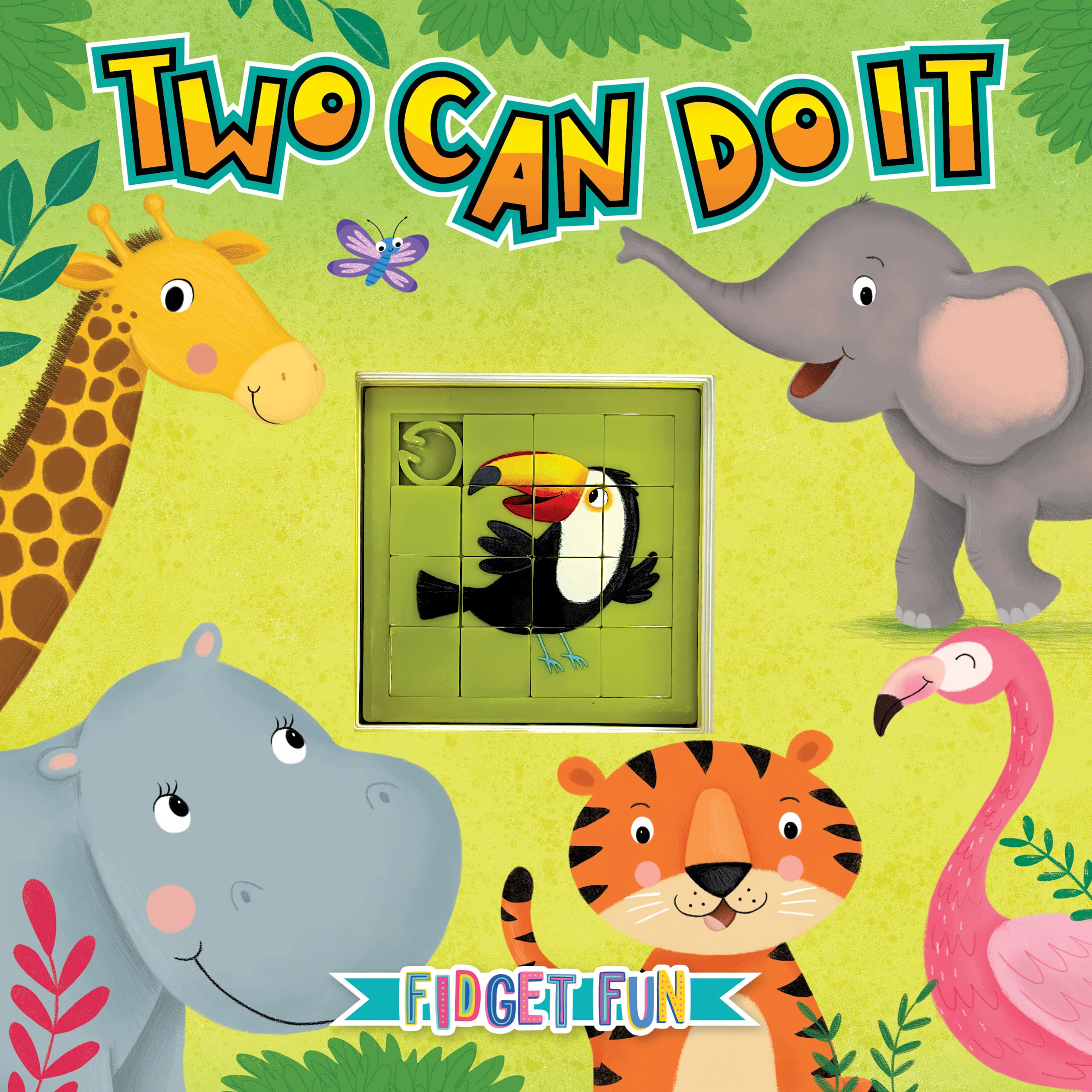 Two Can Do It - Children's Sensory Storybook with Touch and Play Fidget ...