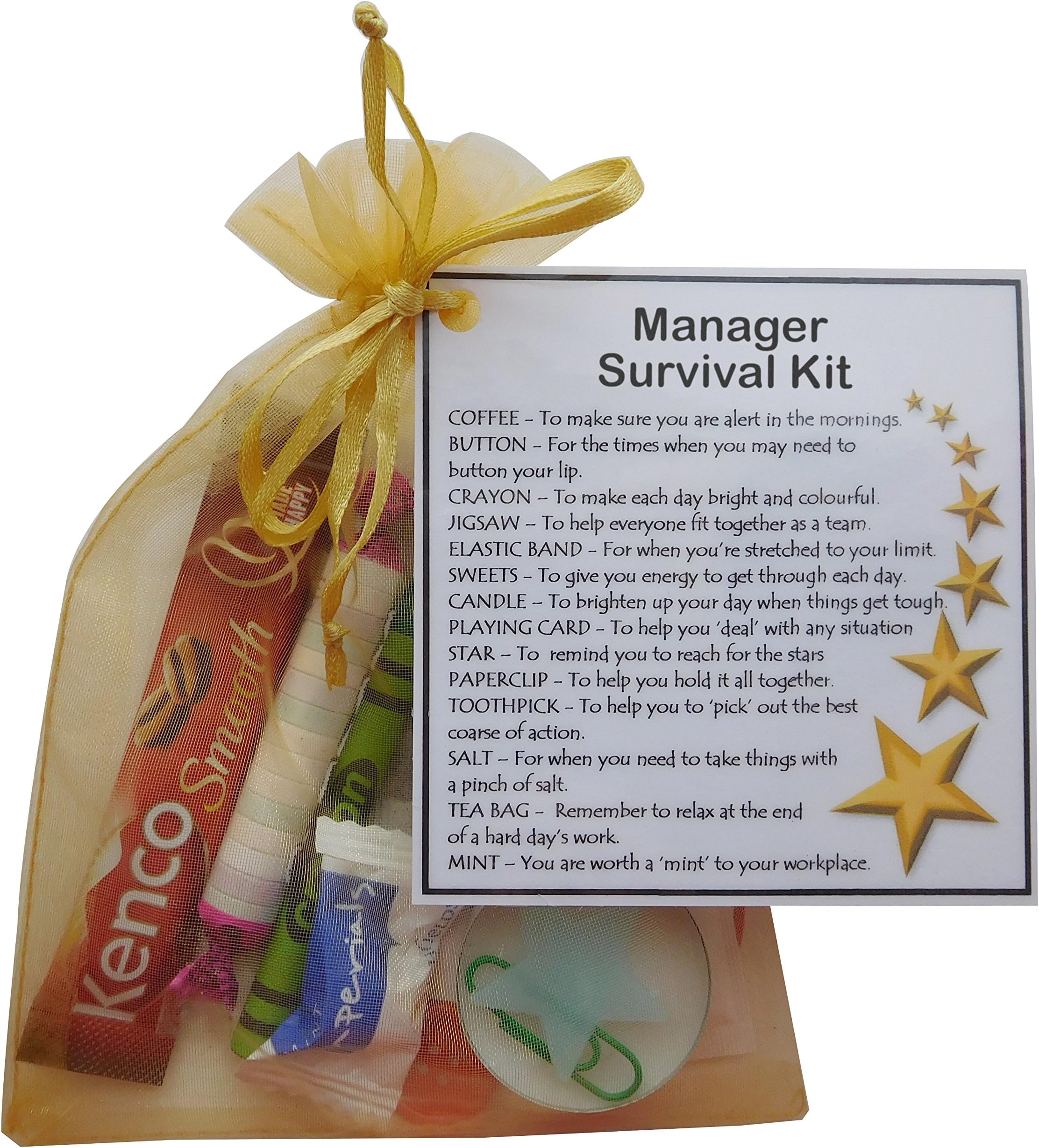 New Job Survival Kit (Novelty Item for New Job or Promotion) : Amazon ...