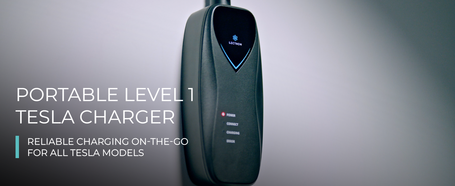 Tesla Home Charging Cable Lectron Level 1 Tesla Charger With WiFi ...