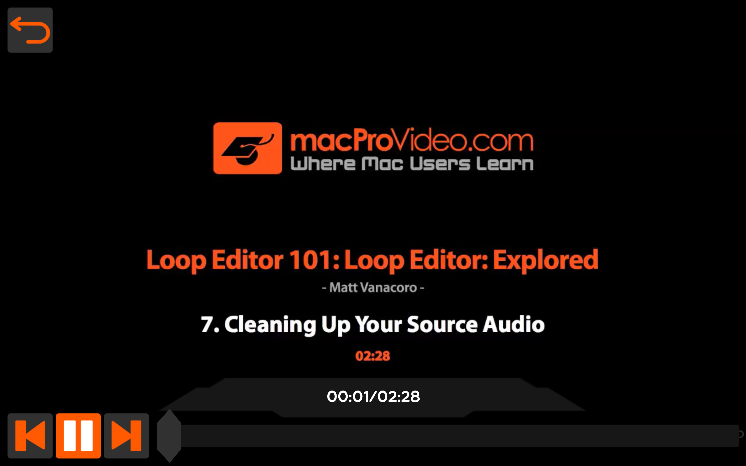 Loop Editor Course by macProVideo - App on Amazon Appstore