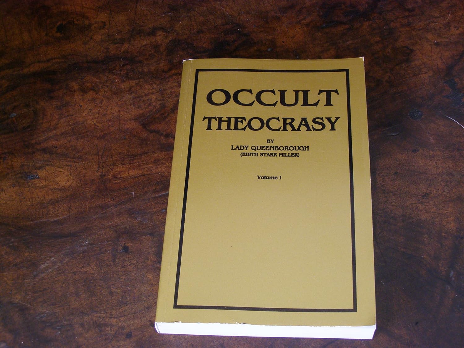Occult Theocrasy Volume 1: Lady Queenborough: Amazon.com: Books