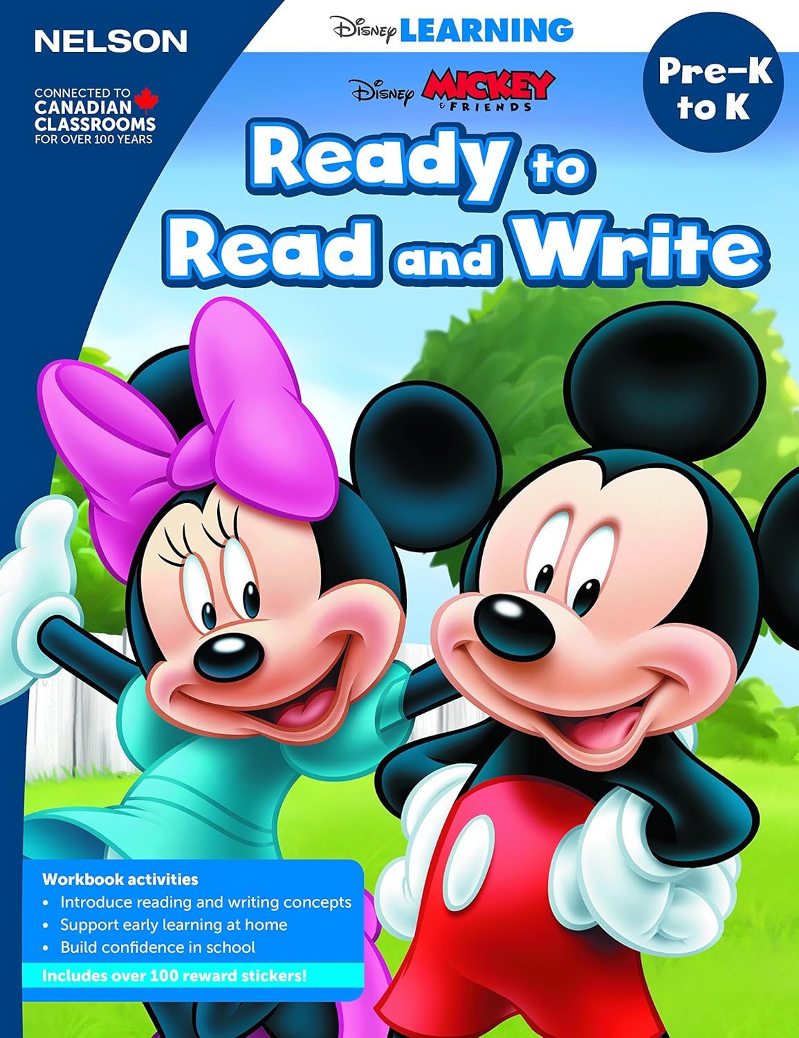 Disney Learning Ready To Read And Write Pre-K/K Workbook: Walt Disney ...