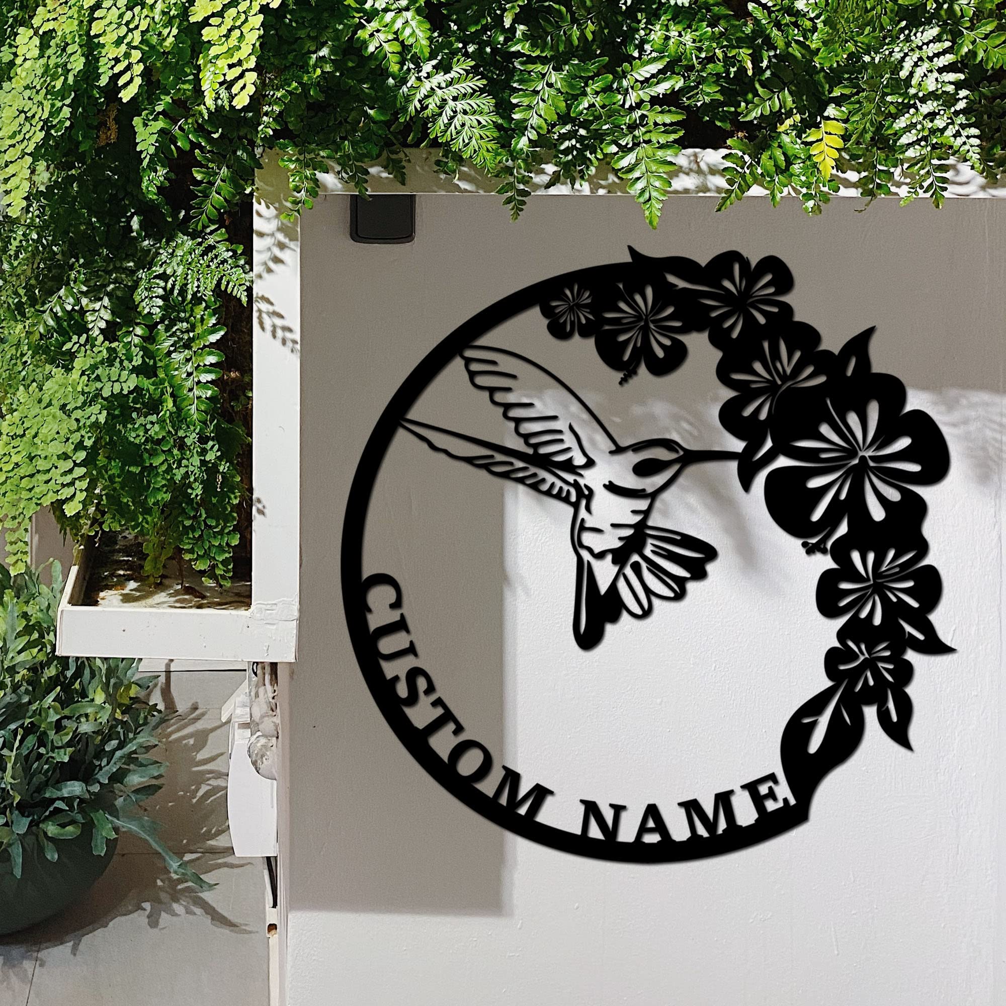 Hummingbird Garden Sign Welcome Stake – Easters Landscape Supplies