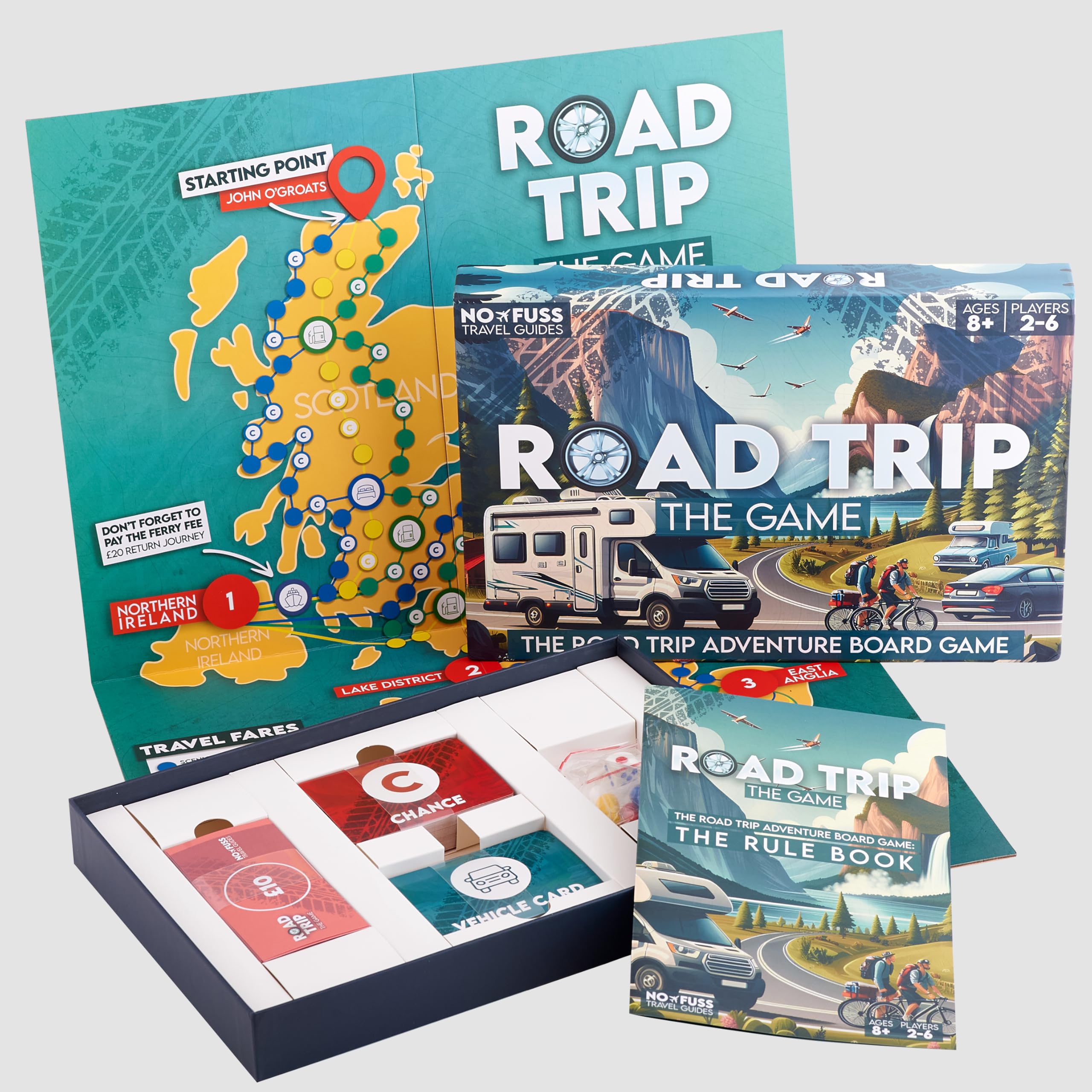 Road Trip The Game – The Exhilarating & Hilarious Board Game for Family ...