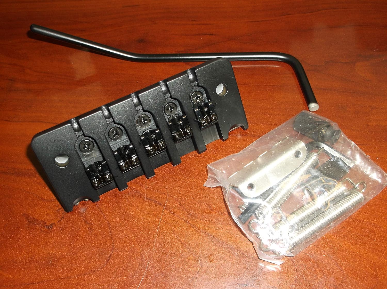 Amazon.com: Hipshot 5-String Bass Tremolo Bridge - BLACK, .708" String ...