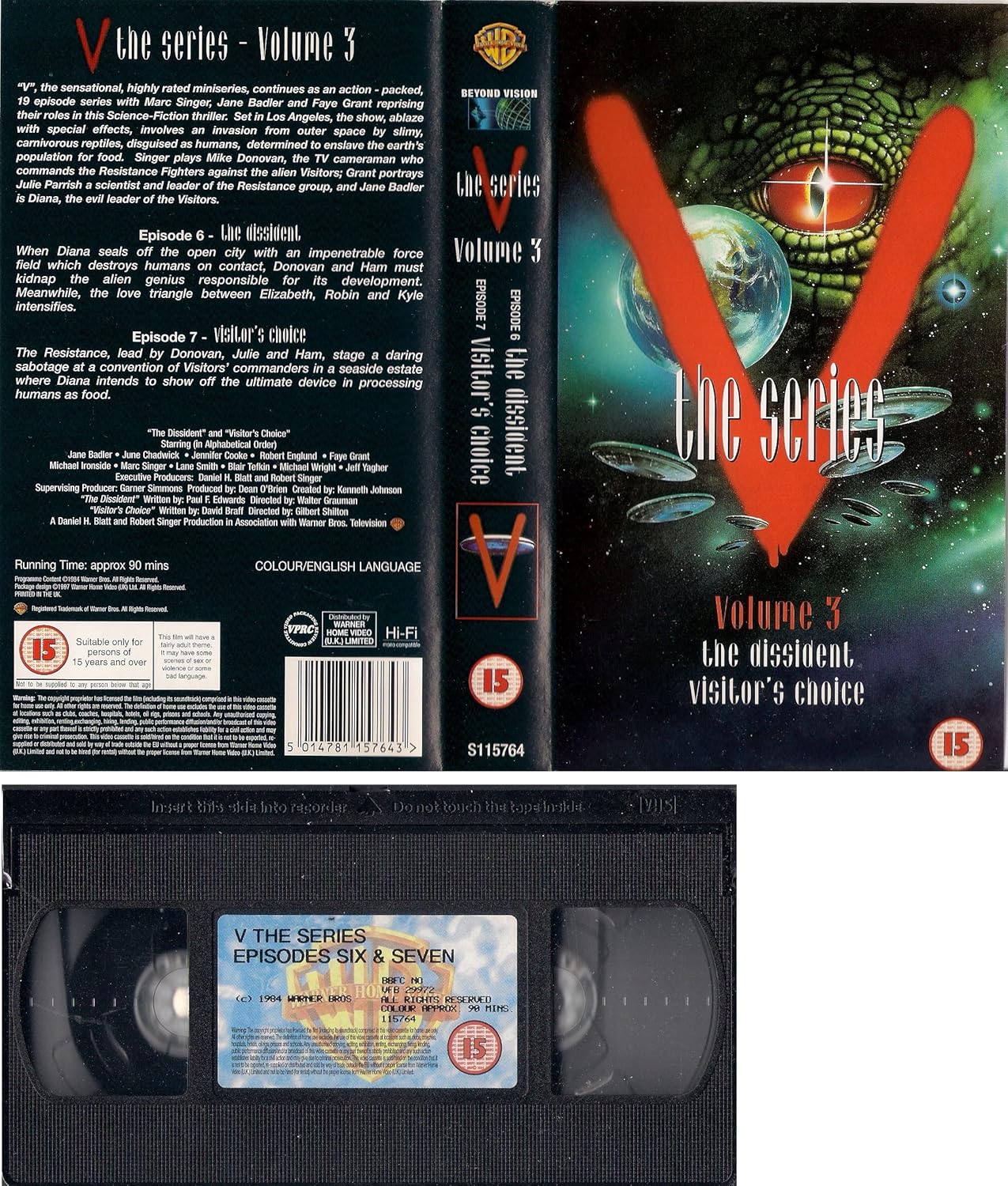 Amazon.com: V-2nd Series-Episodes 6/7 [VHS] : Movies & TV