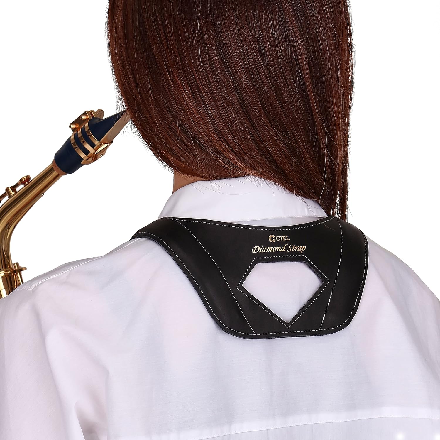 Amazon.com: CIELmusic Premium DIAMOND Adjustable Saxophone Neck Strap ...