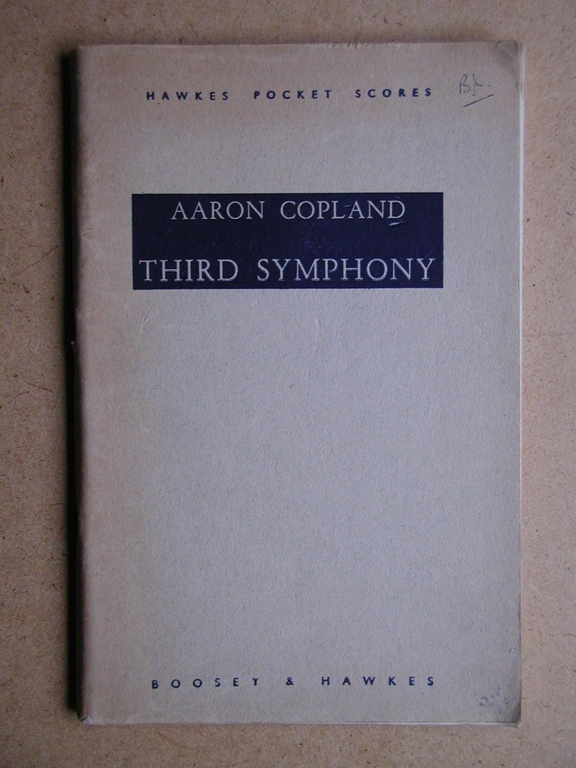 Aaron Copland Third Symphony (Hawkes Pocket Scores): Aaron Copland ...