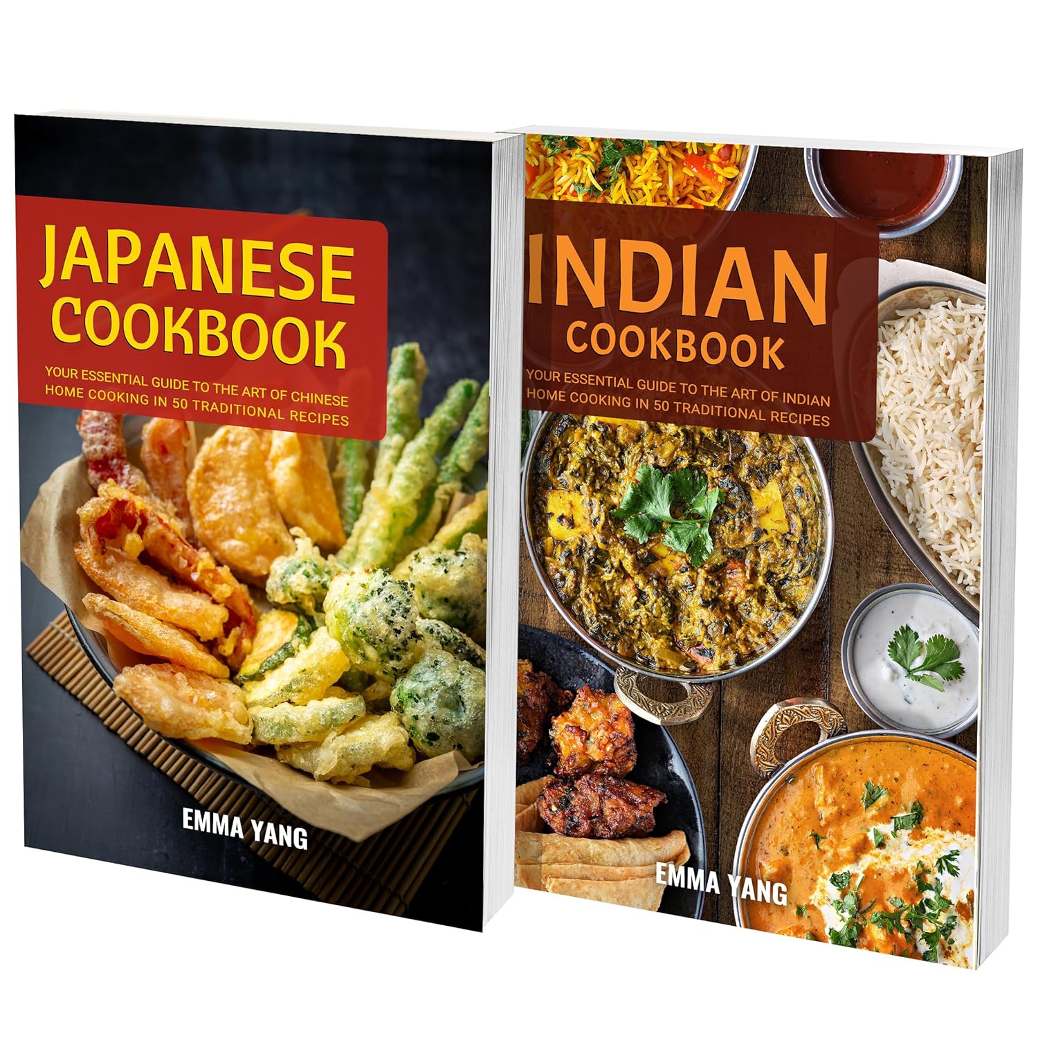 Indian And Japanese Cookbook: 2 Books In 1: 100 Fusion Recipes to ...