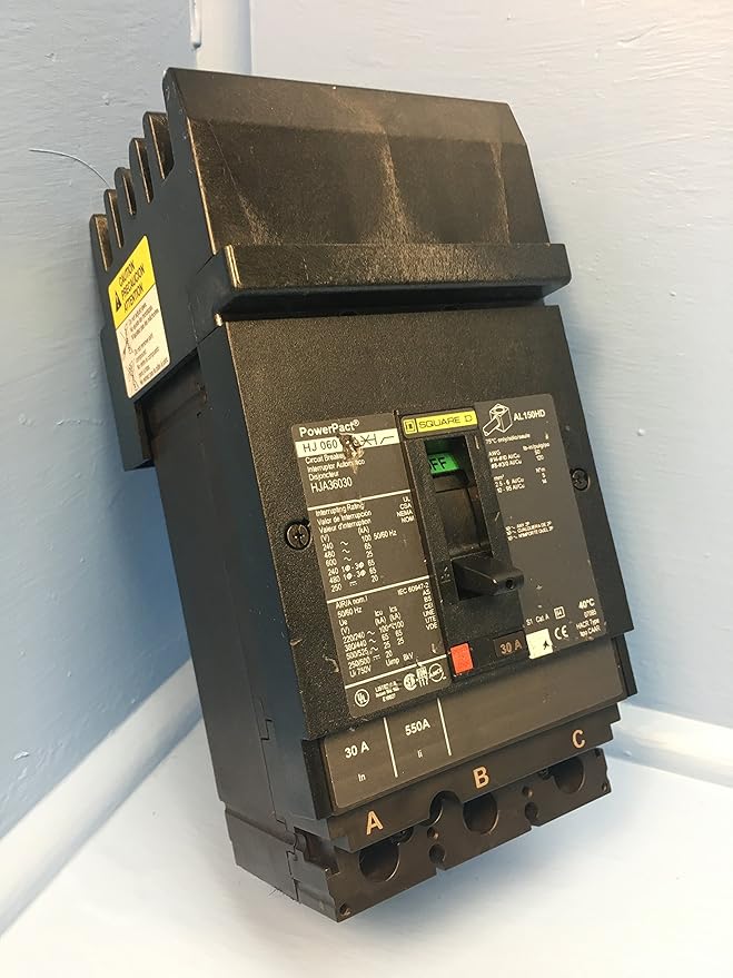 SCHNEIDER ELECTRIC HJA36030 Molded Case Circuit Breaker 600-Volt 30-Amp ...