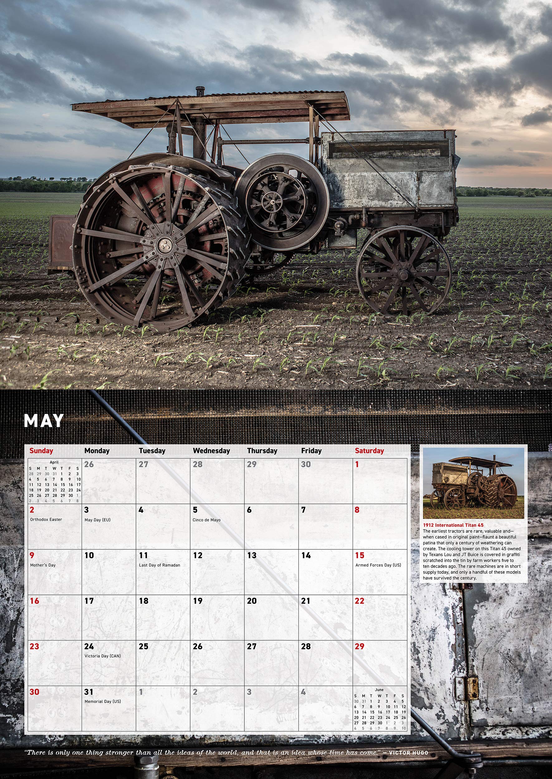 Snapklik.com : Farmall Tractors Calendar 2021