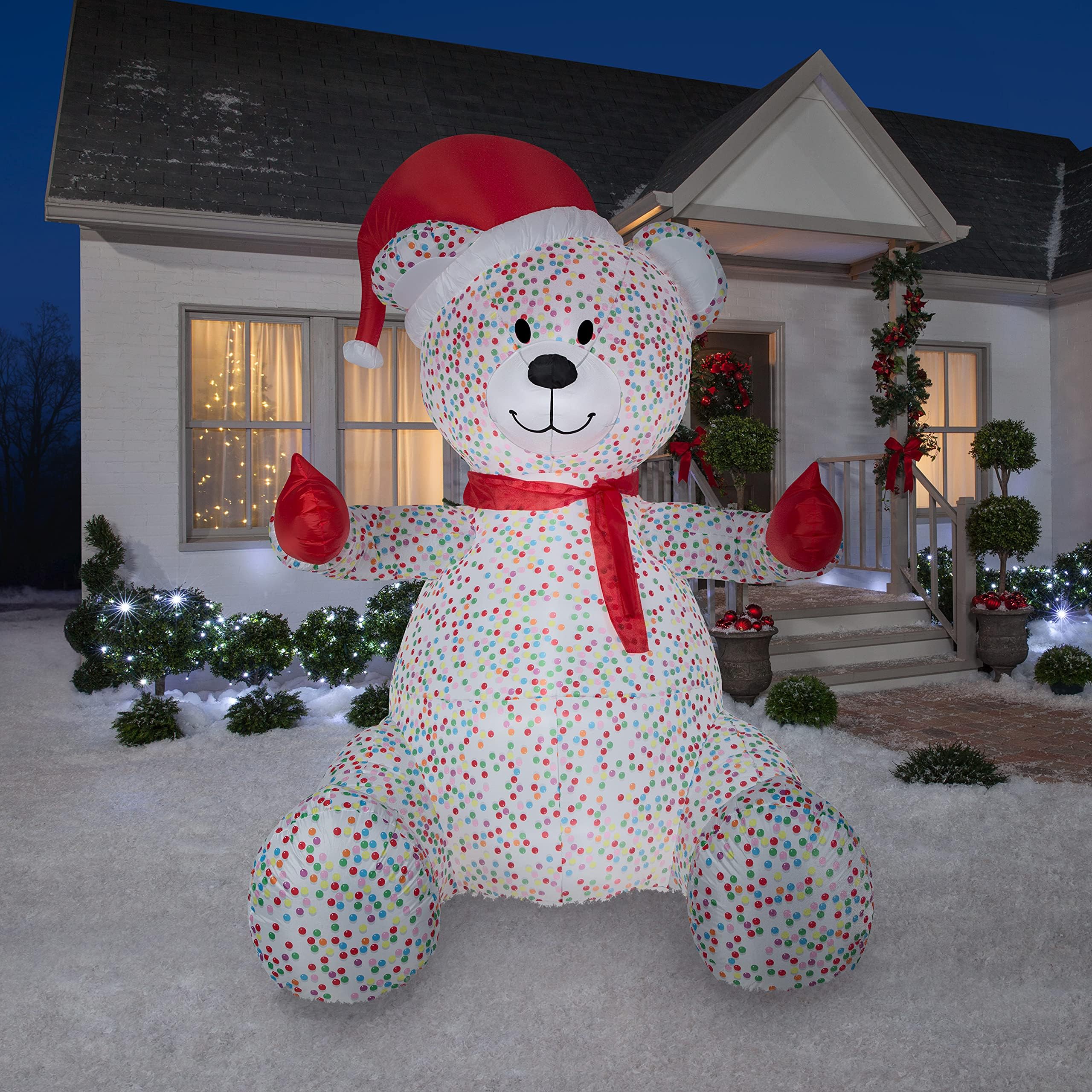 Amazon.com: Gemmy 20' Airblown Inflatable Giant Snowman w/Top Hat ...