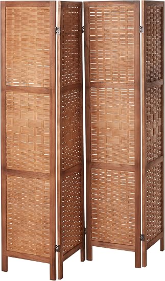 Amazon.com: Proman Products FS16688 Folding Screen, 60 x 67 x 1, Brown ...