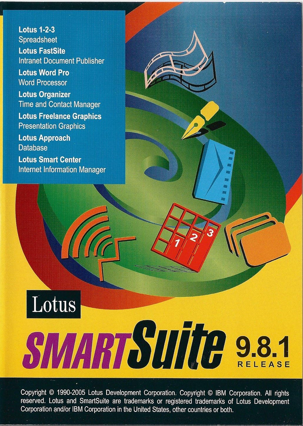 Amazon.com: Lotus Smart Suite 9.8.1. / Windows 98, ME, NT 4.0, 2000, XP ...