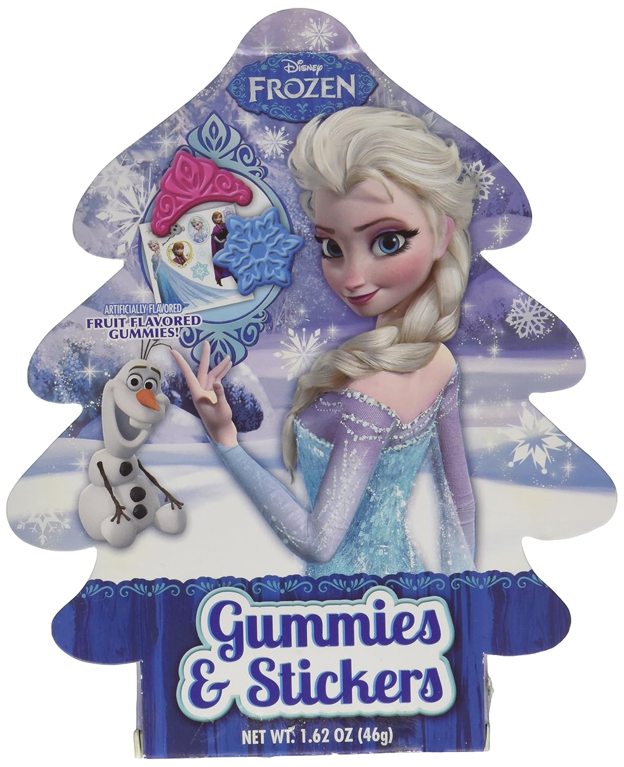 Amazon.com : Disney Frozen Gummies and Stickers featuring Elsa OR Anna ...