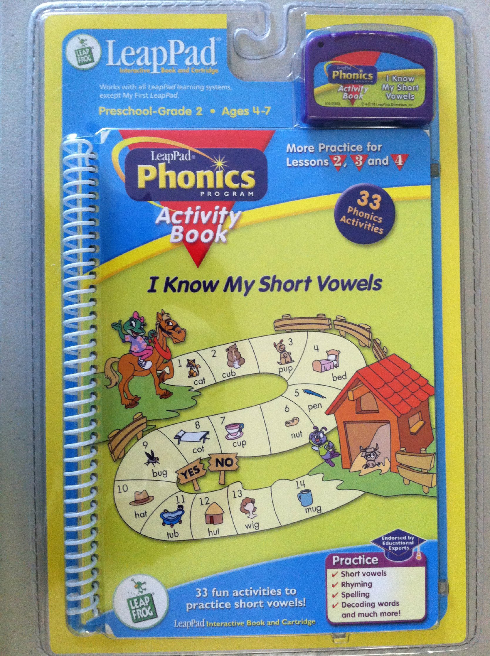 Buy I Know My Short Vowels LeapPad Phonics Book 2 Online at desertcartINDIA