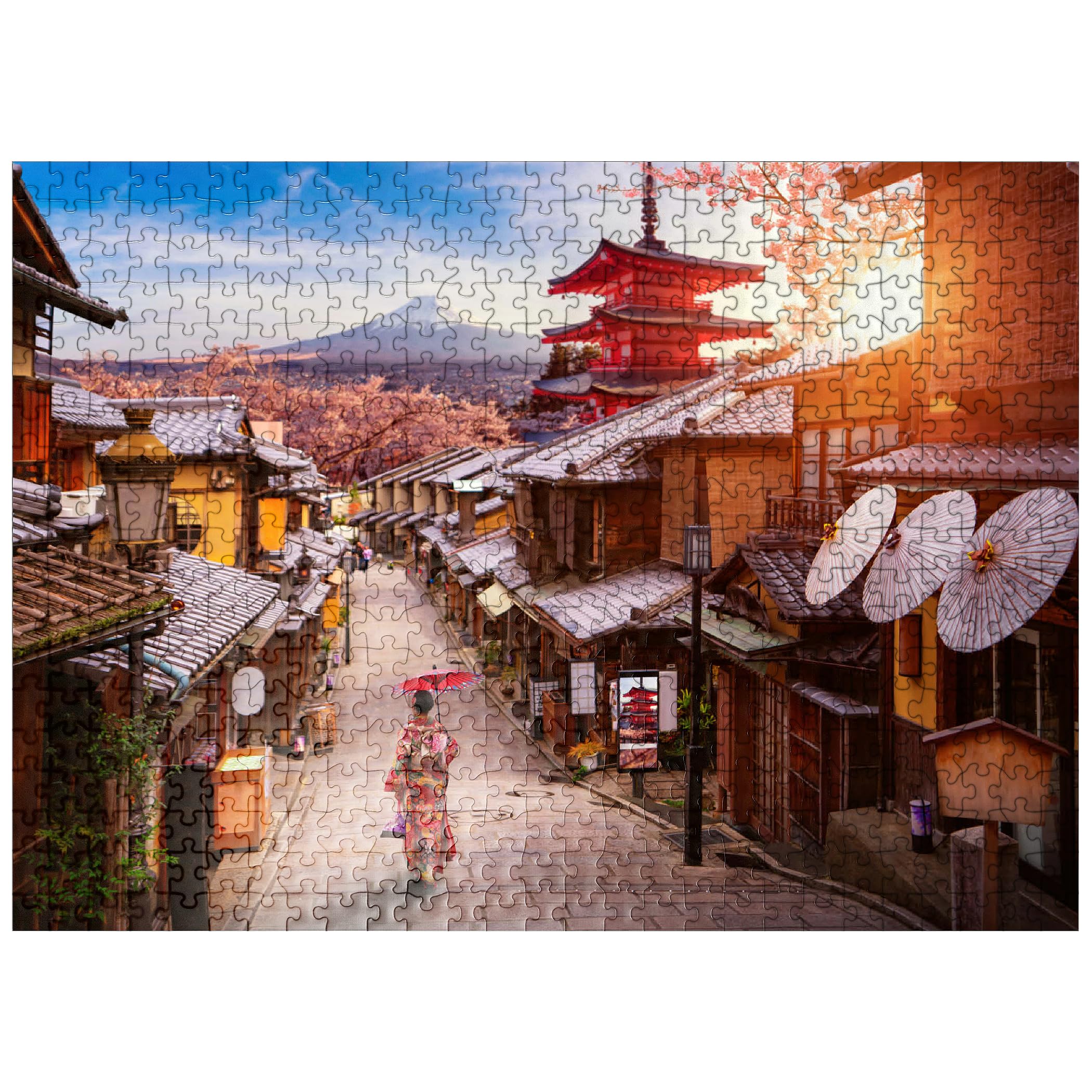 Amazon.com: MyPuzzle Idyllic Japan - Premium 500 Piece Jigsaw Puzzle ...