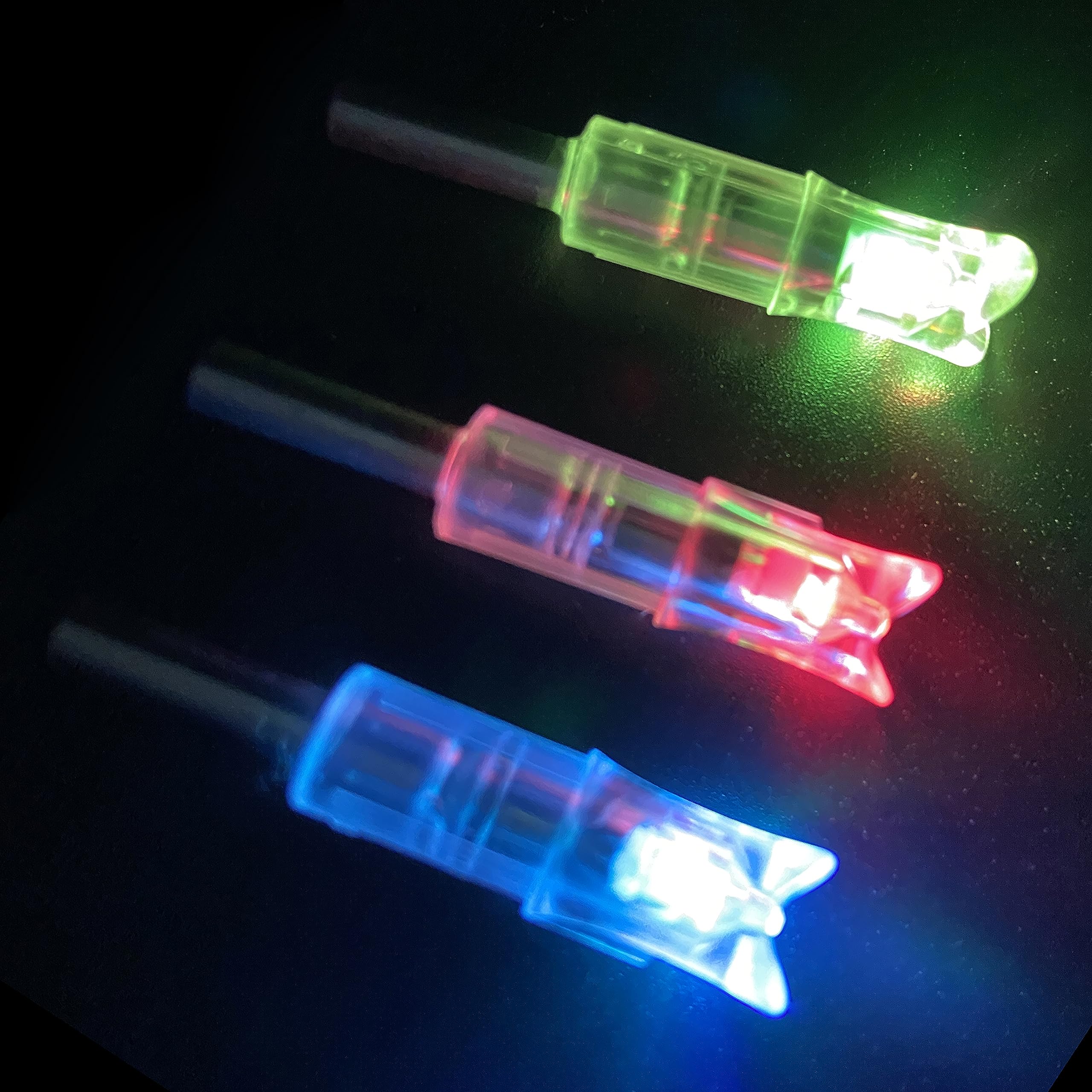 Snapklik.com : KEAUP 6PCS Lighted Nocks For Crossbow .300/7.62mm Inside ...