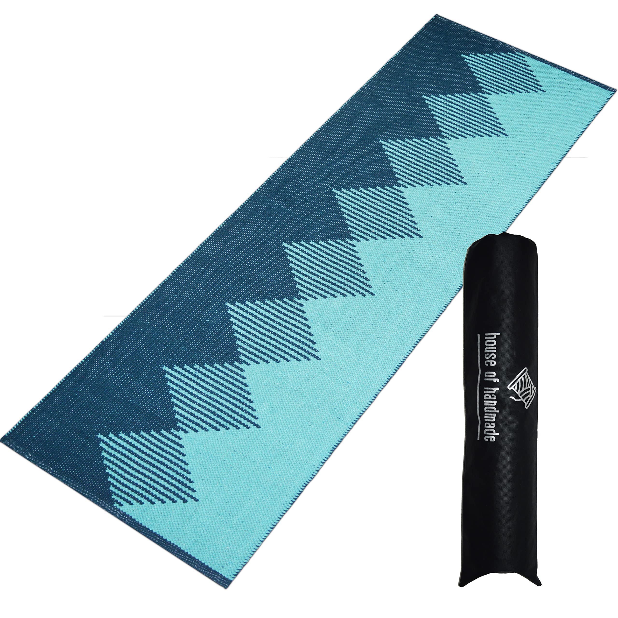 House of Handmade™- Yoga mat for Women and Men, 2X6 Feet, Non-Slip ...