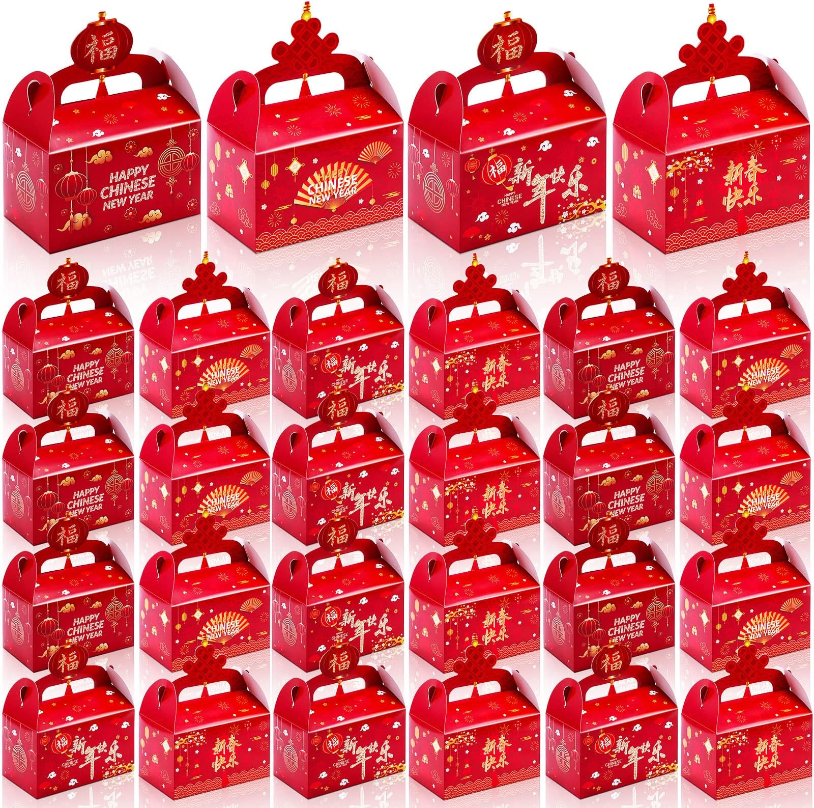 Amazon.com: Crtiin 24 Pcs Chinese New Year Party Favor Lunar New Year ...