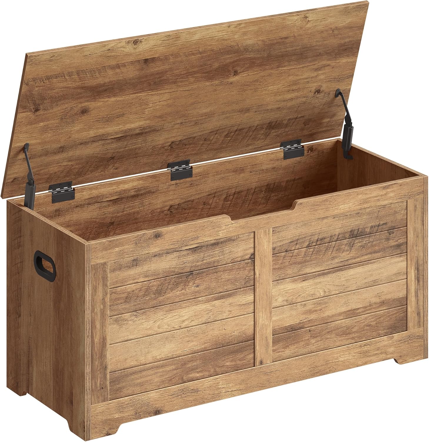 Amazon.com: VASAGLE Storage Chest, Storage Trunk with 2 Safety Hinges ...