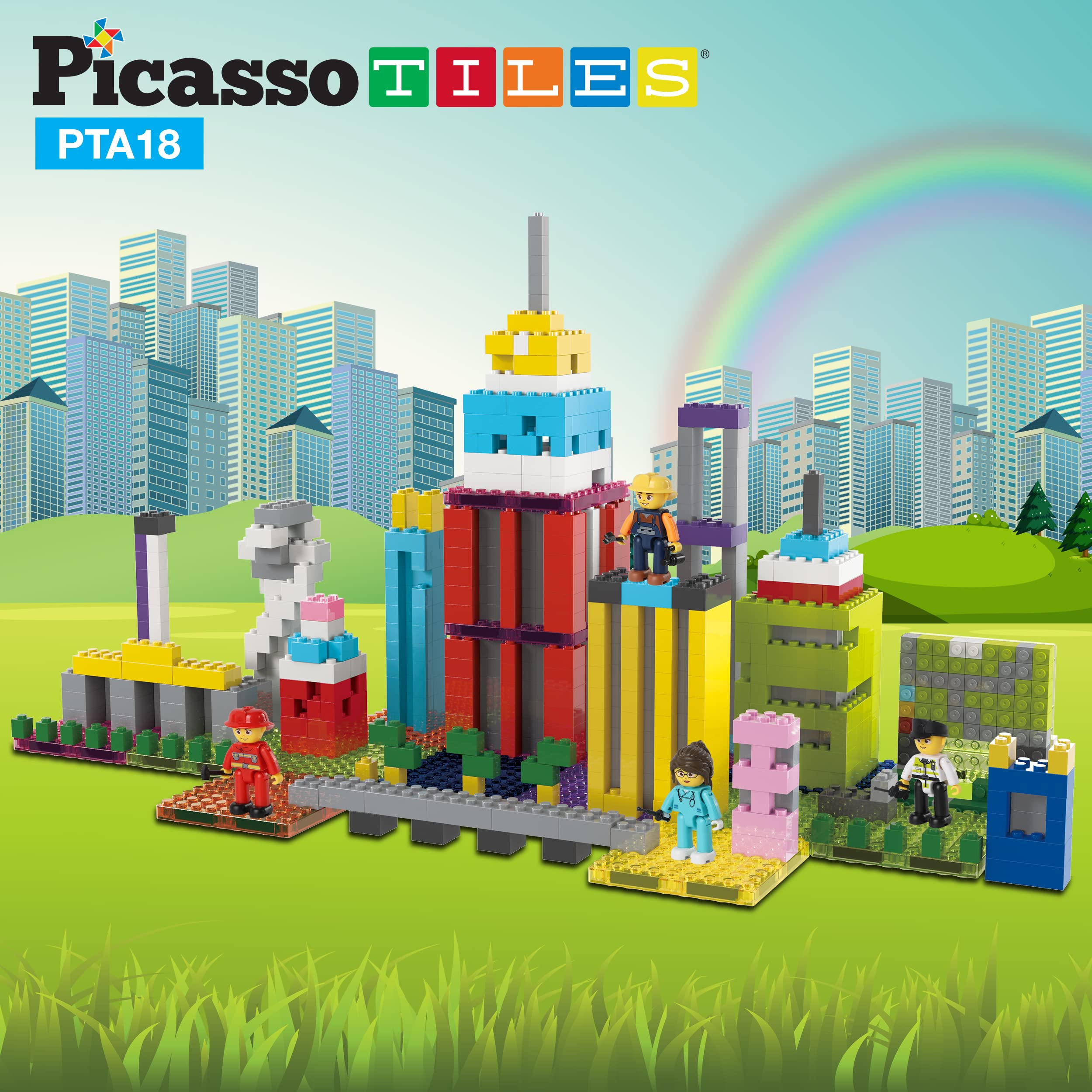 Snapklik.com : Picasso Toys Magnetic Action Figures 4 Piece City ...