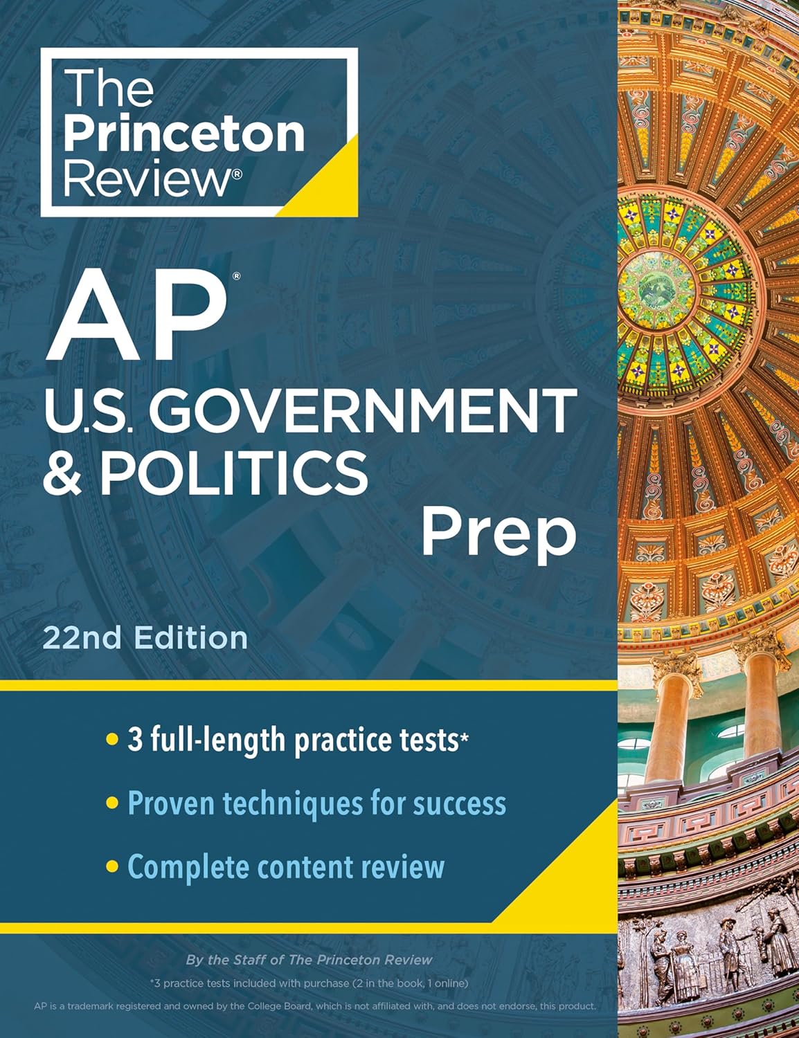 Amazon.com: Princeton Review AP U.S. Government & Politics Prep, 22nd ...