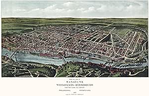 Amazon.com - History Prints Map of Manayunk, Philadelphia 1907 ...