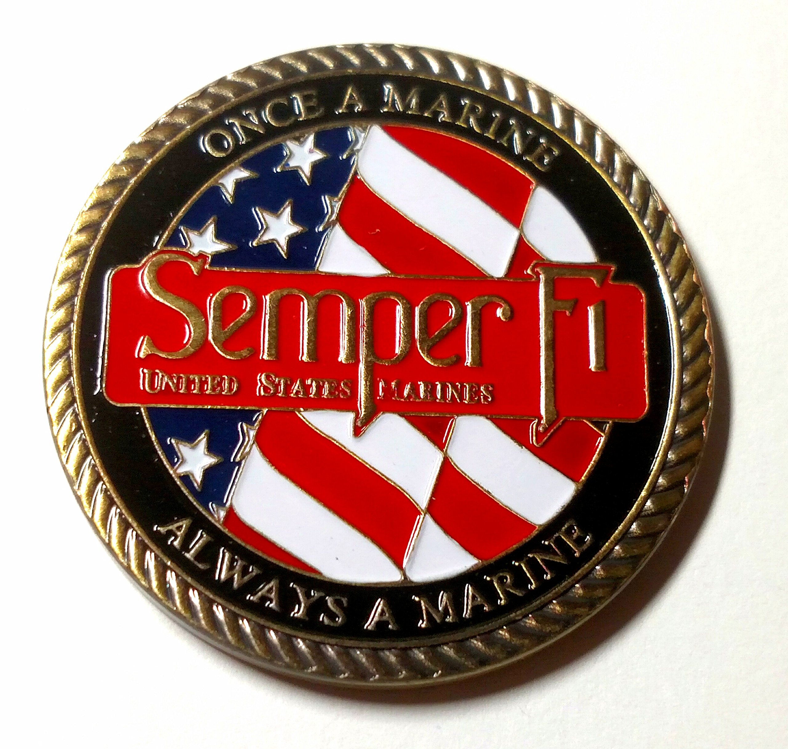 Amazon.com: Marine Corps Semper Fi Once A Marine Always A Marine #8947 ...