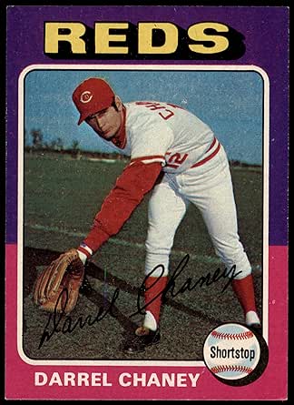 Amazon.com: 1975 Topps # 581 Darrel Chaney Cincinnati Reds (Baseball ...