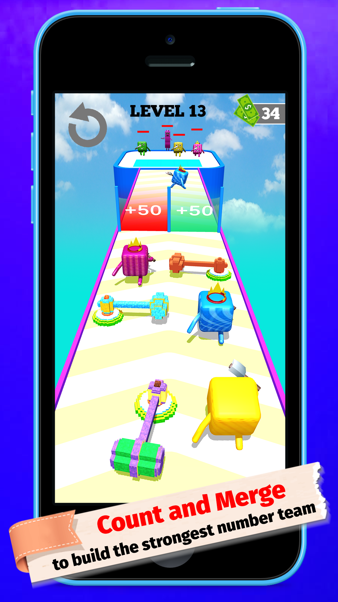 Cube Merge: Number & Monster Battle - App on Amazon Appstore