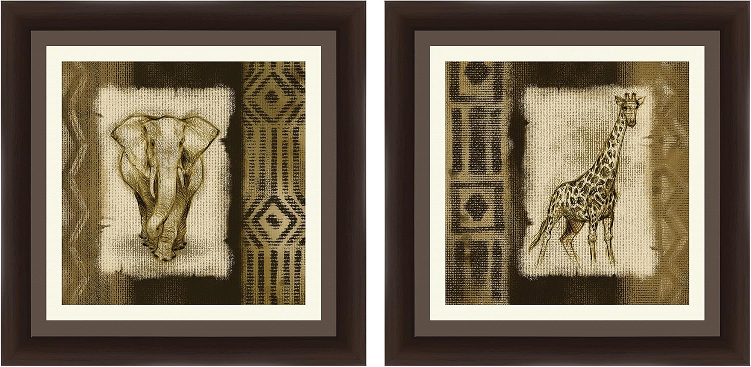 Amazon.com - PTM Images 1-20669A Safari Animals Frame, 14 by 14-Inch ...