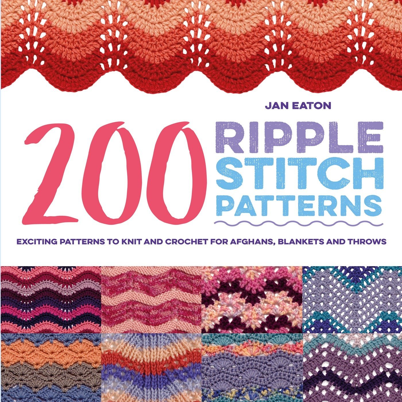 Amazon.com: 200 Ripple Stitch Patterns: Exciting Patterns To Knit And ...