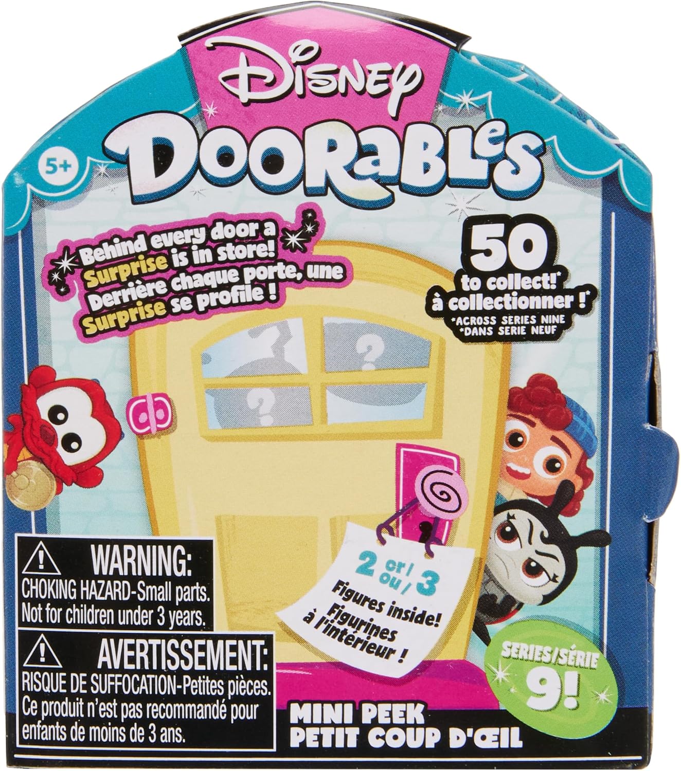 DOORABLES Disney Mini Peek Box mit 2 oder 3 Überraschungsfiguren, Neue ...