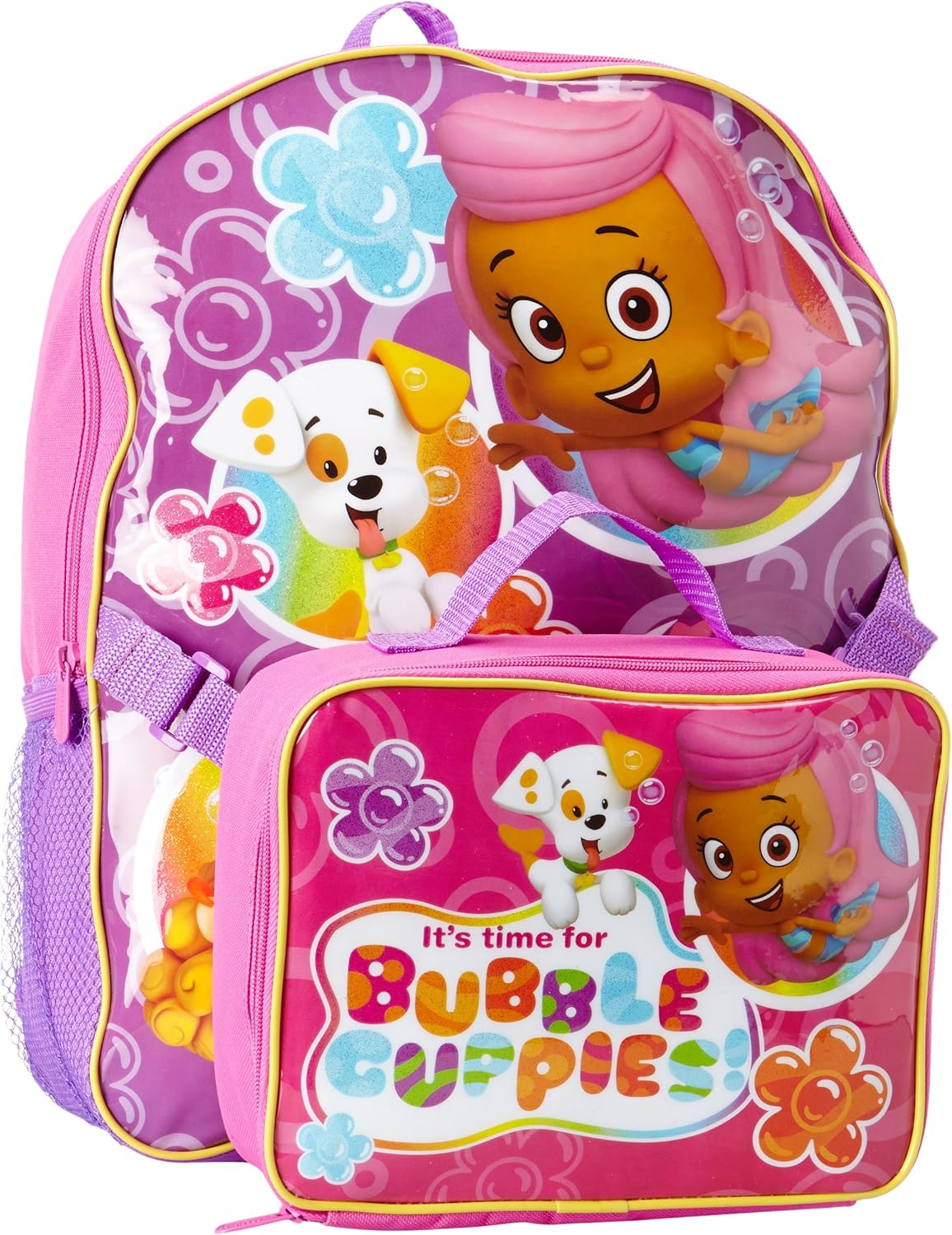Amazon.com | Nickelodeon Little Girls' Bubble Guppies Backpack with ...