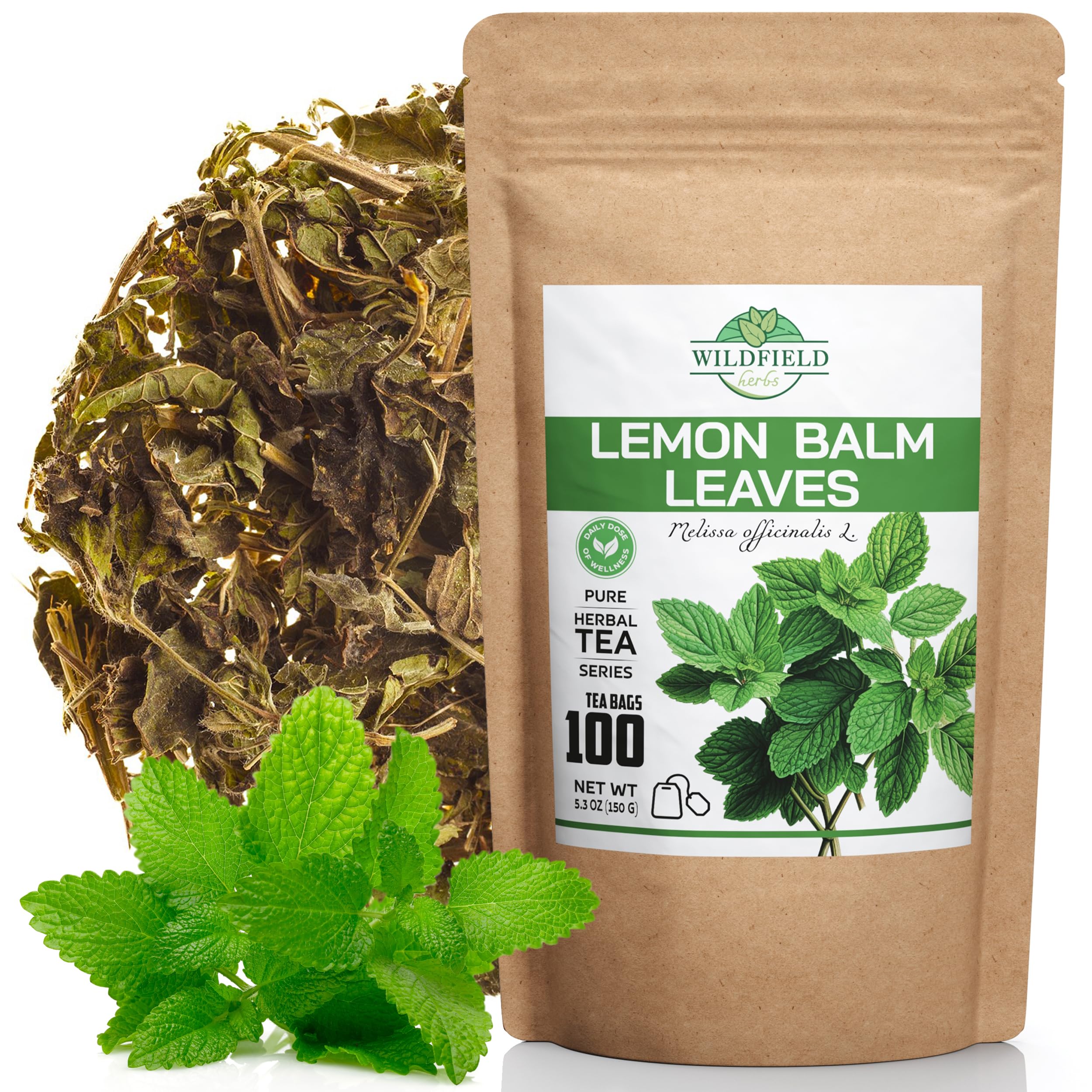 Amazon.com : 100 Bags Dried Lemon Balm Herb Frontier Loose Lemon Balm ...