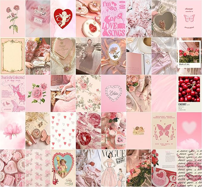 97 Decor Coquette Room Decor - Pink Coquette Posters, Coquette ...