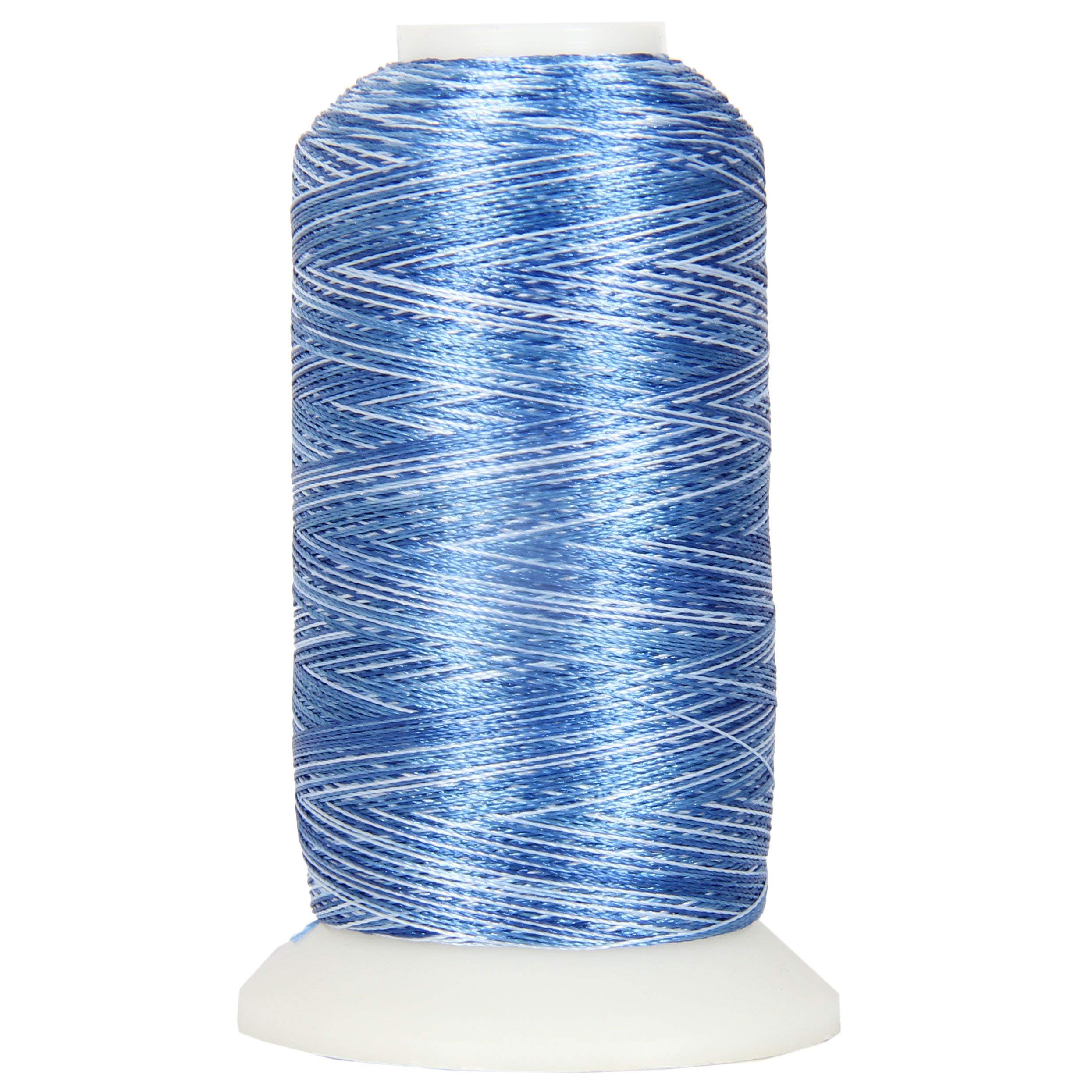 Amazon.com: Variegated Polyester Embroidery Thread by Threadart - 40wt ...