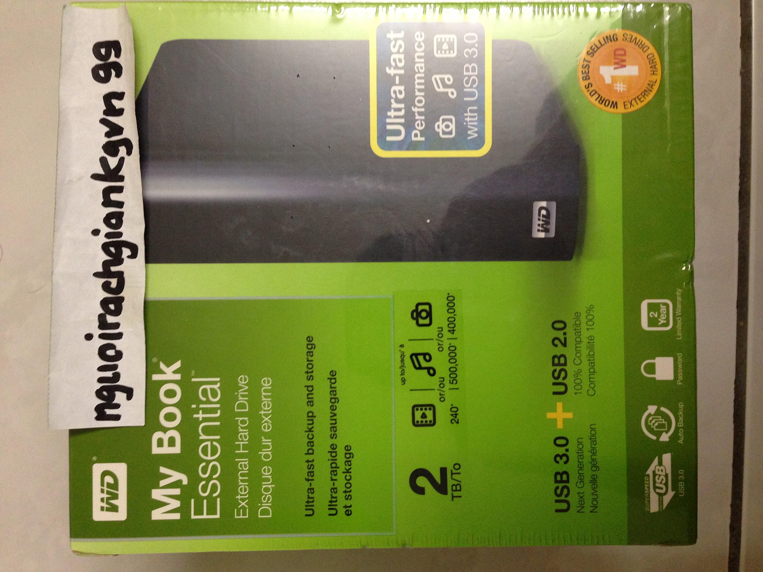 Amazon.com: Western Digital My Book Essential 1 TB USB 2.0 Desktop ...