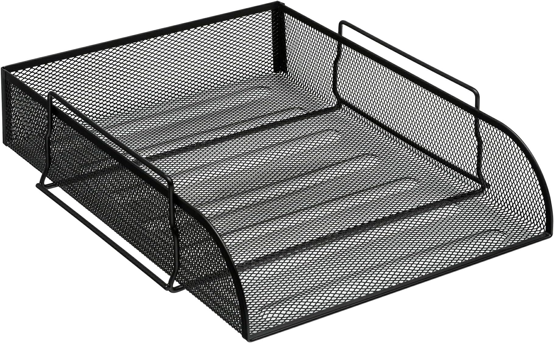 OSCO Black Wiremesh Stacking Letter Tray | A4 Portrait | Easily ...