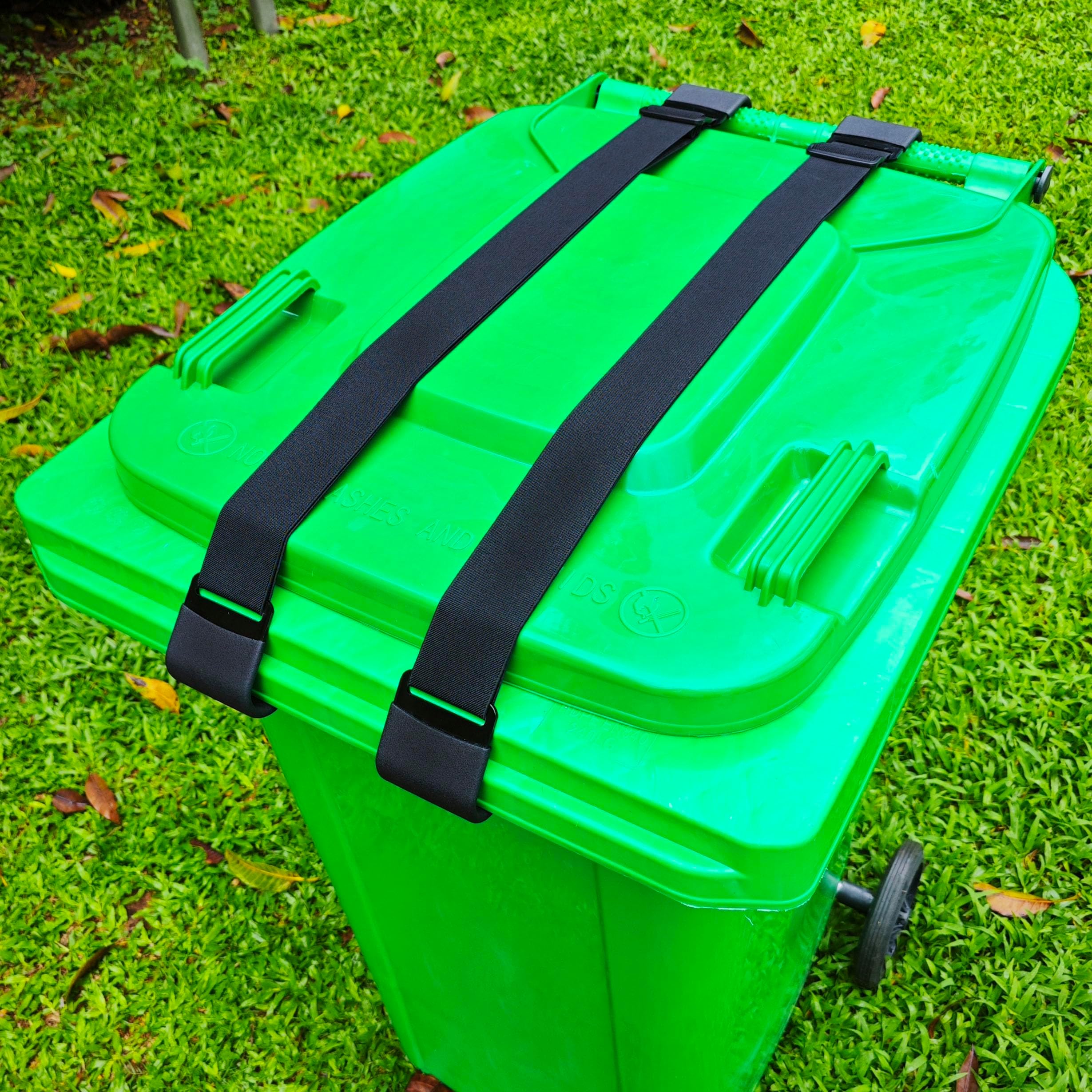 Amazon.com: JFOMOYGI 2PCS Metal Double-Claw Trash Can Lock Strap for ...