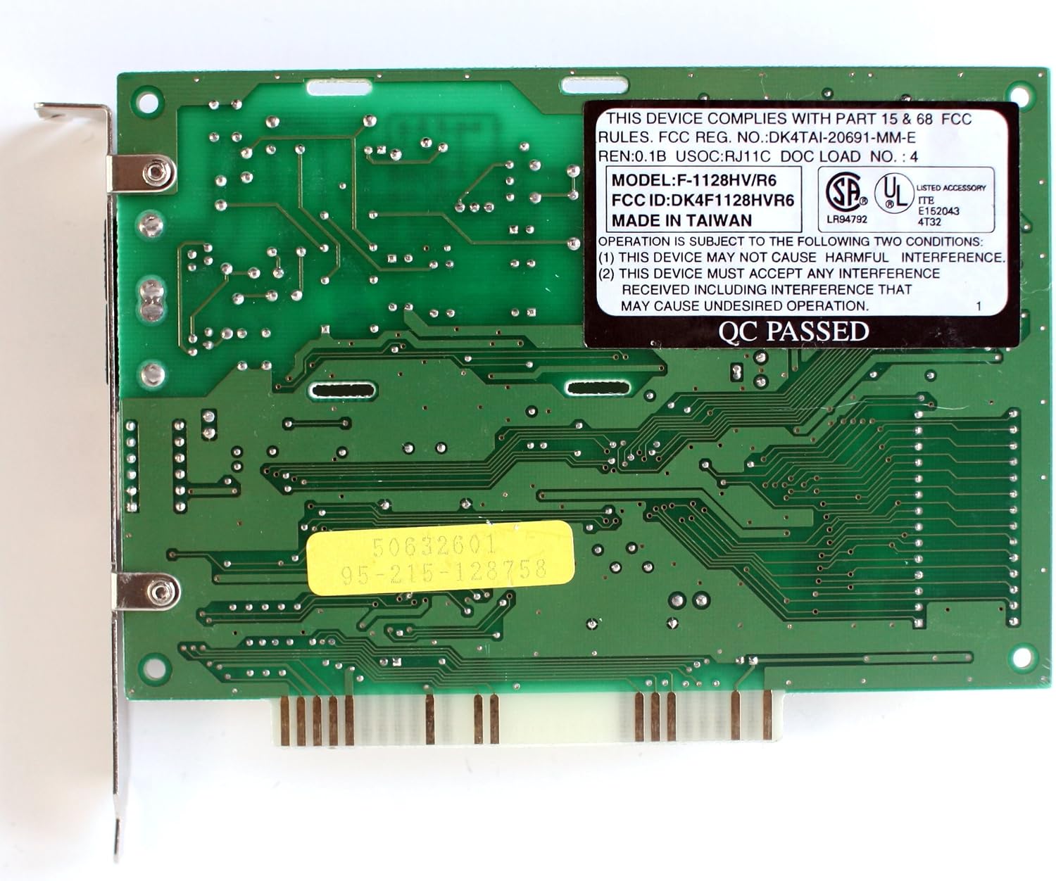Amazon.com: modem ISA, F-1128HV/R6, KB3406, R0157080 H5, 50632601,(b.5 ...