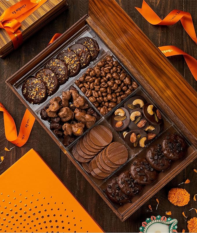 Chokola Treasure Chocolates Gift Pack | Milk & Dark Assorted Belgian ...