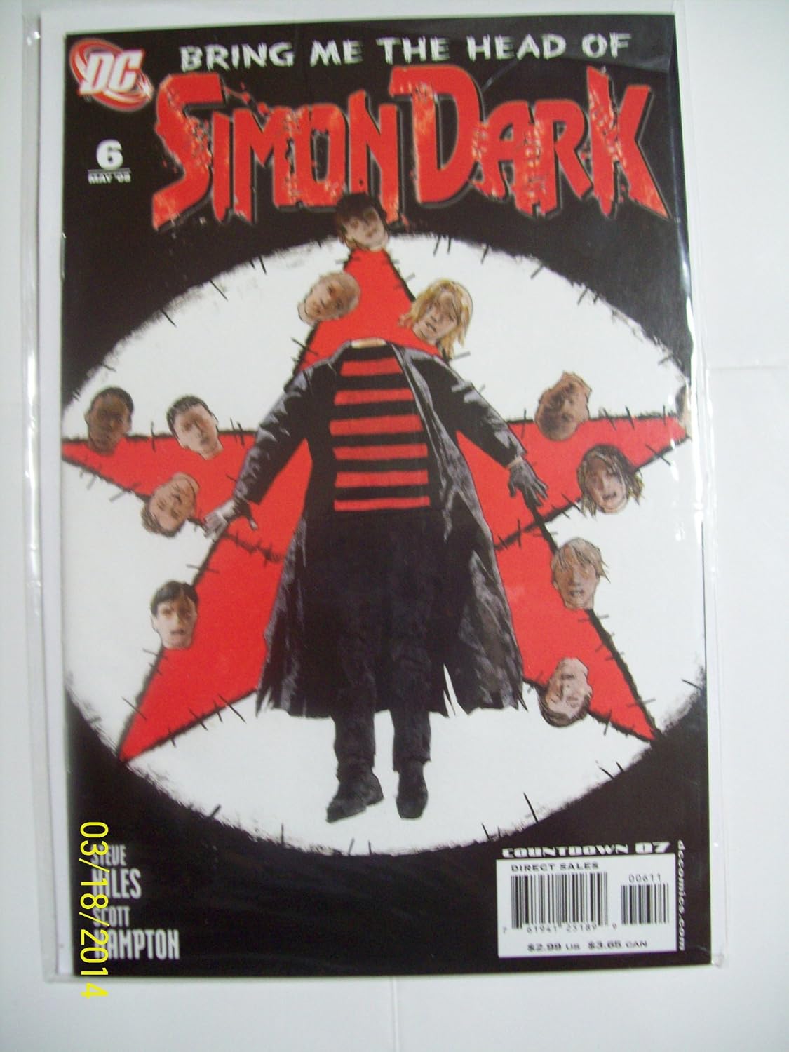 DC Comics # 6 Bring Me the Head of Simon Dark, May 08: DC Comics ...