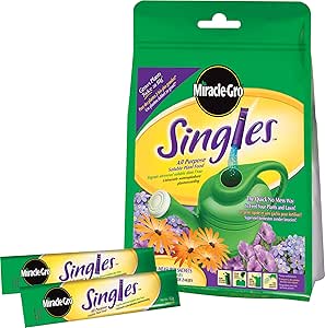 Miracle-Gro Singles 20 Sachets Soluble Plant Food : Amazon.co.uk: Garden