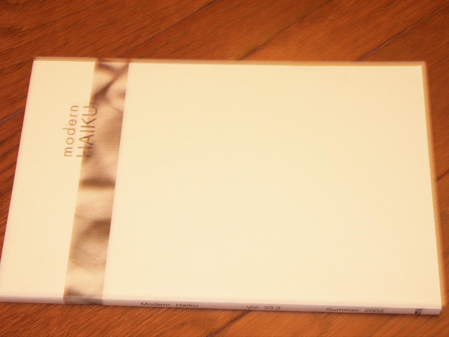 Modern Haiku Vol. 33 No. 2 Summer 2002: Spiess, Robert [Editor]: Amazon ...