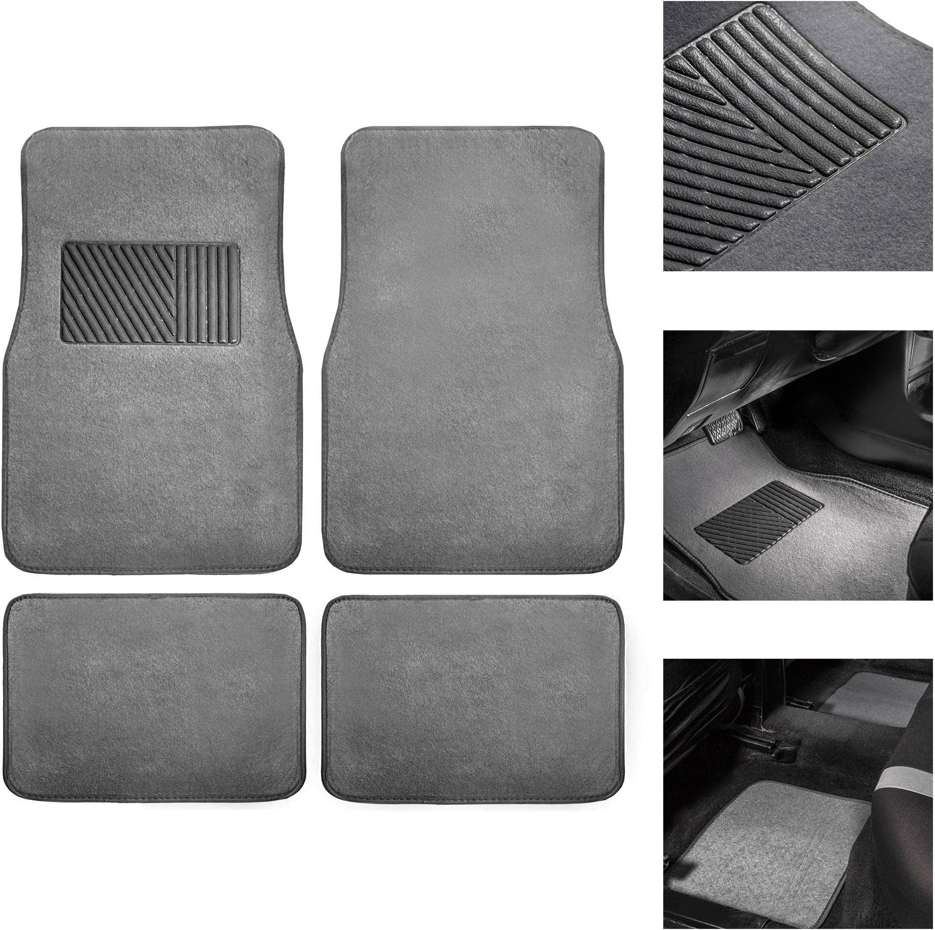 Amazon.com: FH Group Car Floor Mats - Carpet Floor Mats for Cars ...