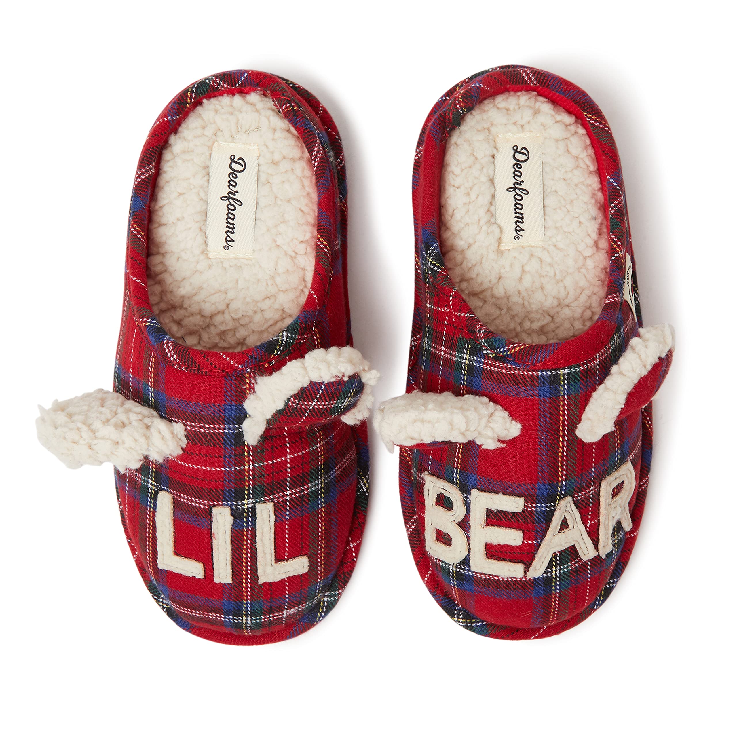 Dearfoams Gifts for Kids Matching Christmas Holiday Lil Bear and Baby ...