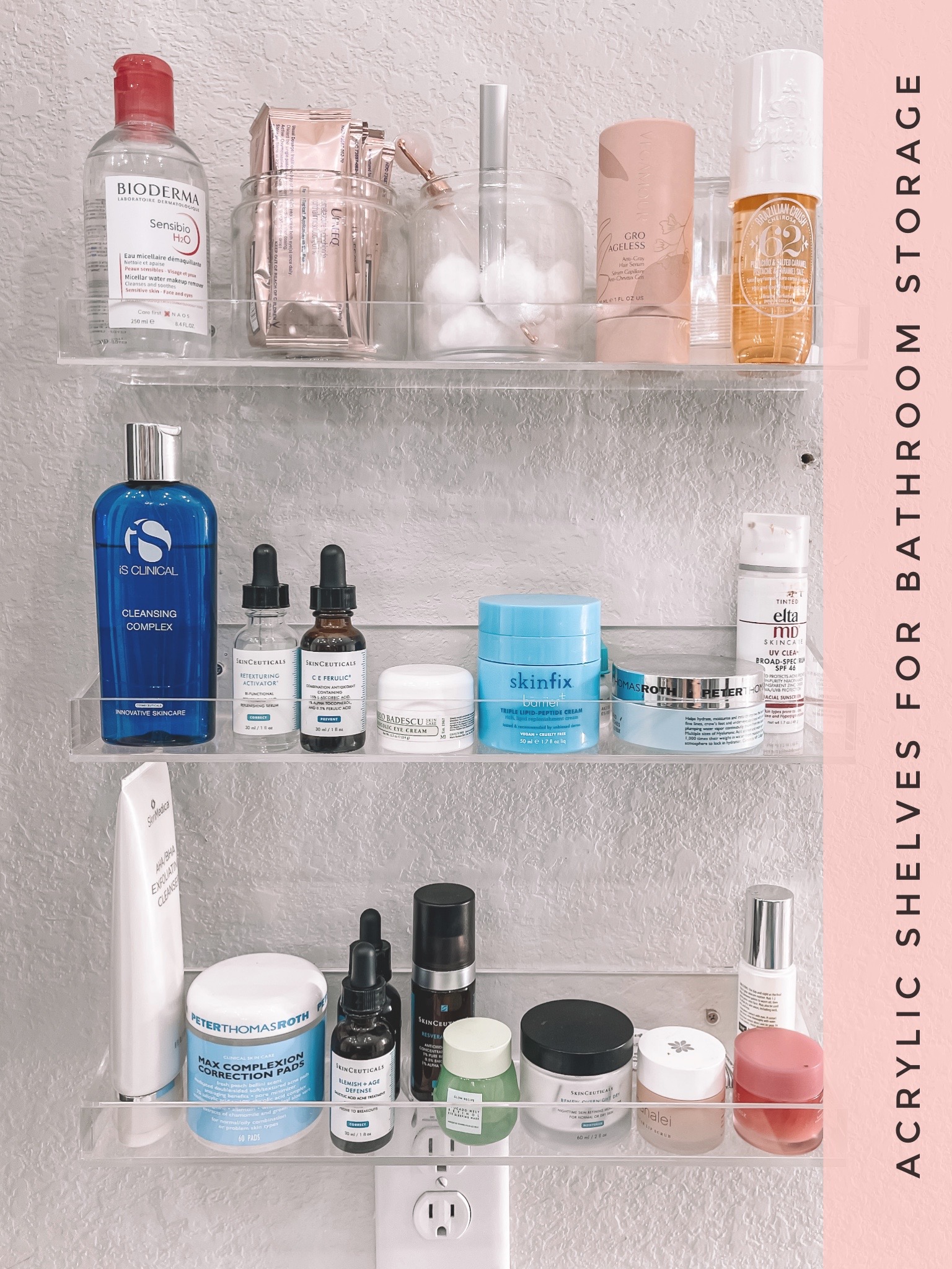 Watch Acrylic Shelf for Bathroom Storage and Organization on Amazon Live